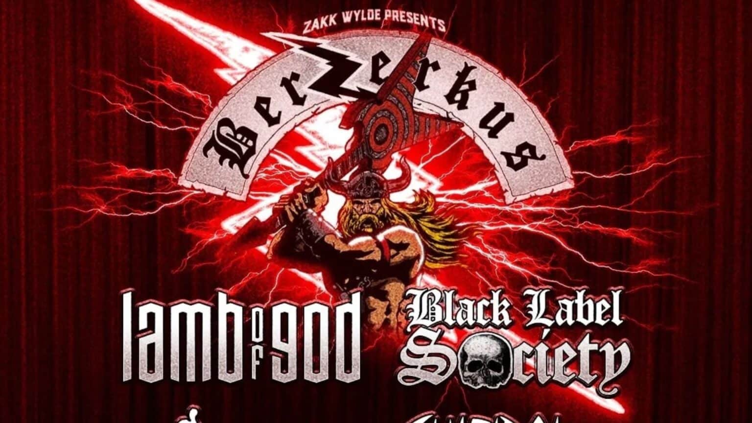 Zakk Wylde Announces 2026 'Berzerkus' Festival Lineup With Lamb Of God ...