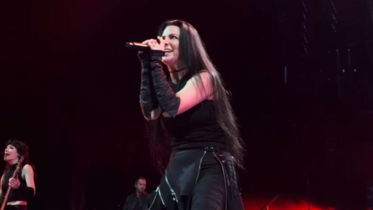 Stage Curtain Catches Fire During Evanescence Concert In Tampa